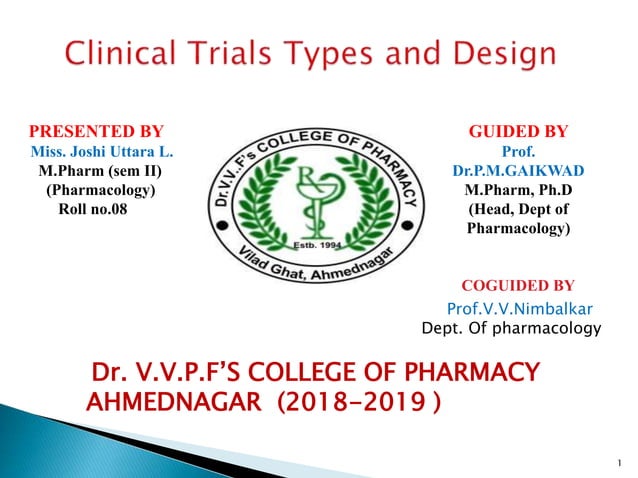 clinical trials types and design | PPTX | Cancer | Diseases and Conditions