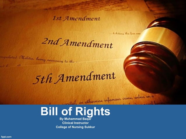 Unit-5 Bill of Rights, types of rights.. | PDF