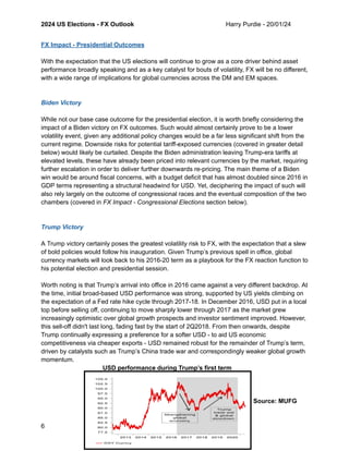 2024 US Elections - FX Outlook (20/01/24) | PDF | Elections | Politics