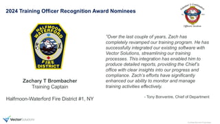 2024 IAFC VCOS Training Officer Award Nominees | PPT