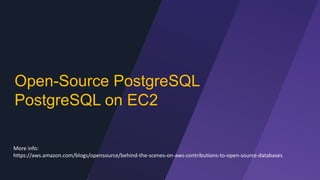 Why is RDS not just an Open-Source PostgreSQL_ From Classic RDS to Aurora DSQL | PDF