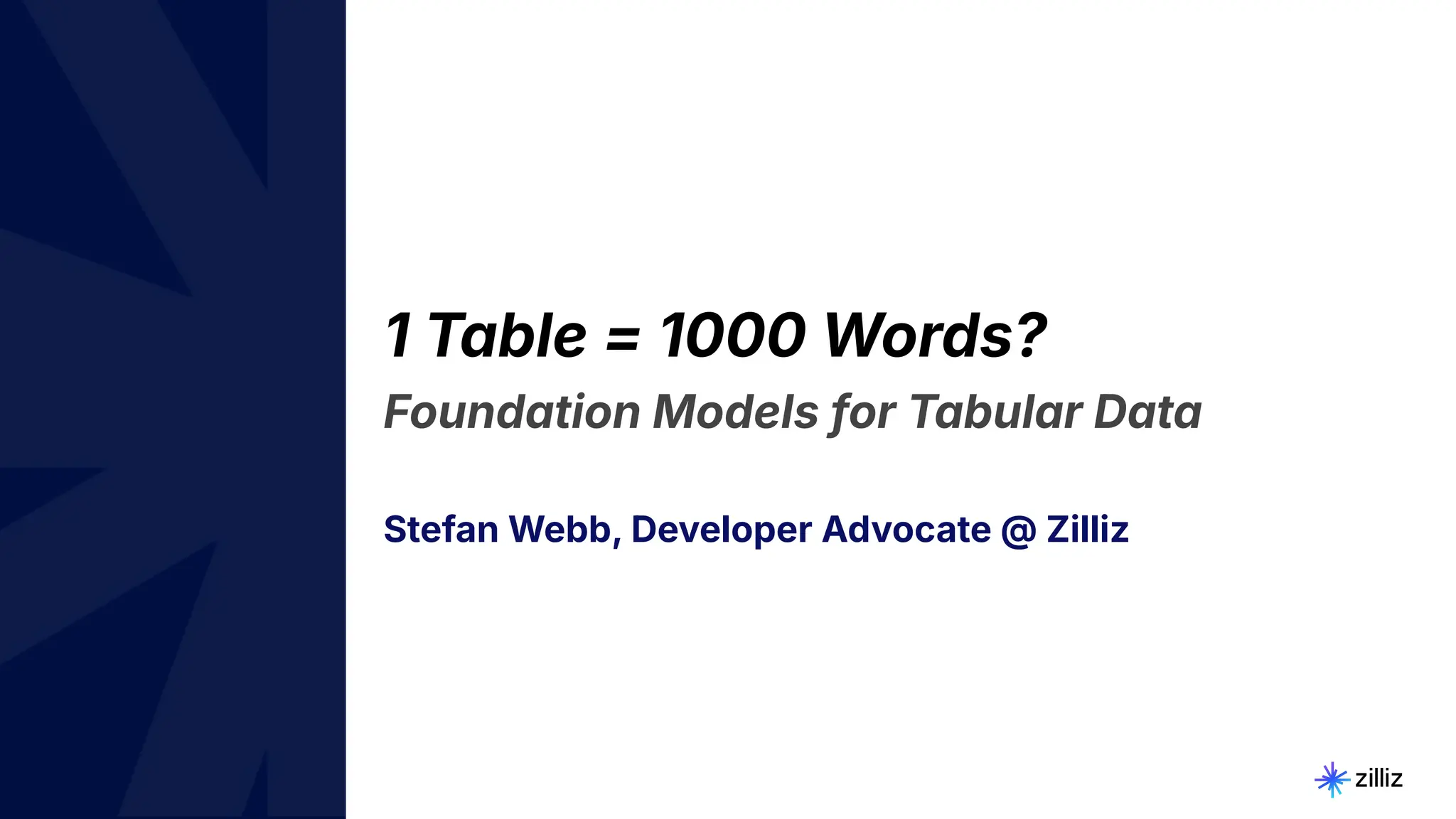 1 Table = 1000 Words? Foundation Models for Tabular Data | PDF