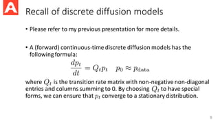 Diffusion Language Models - Presentation | PDF