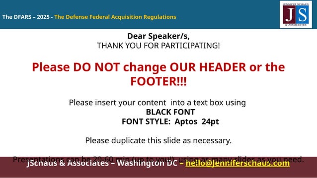 The DFARS - Part 209 - Contractor Qualifications | PPTX