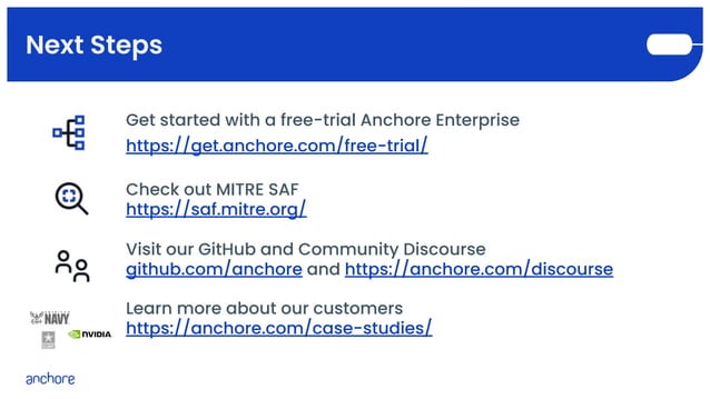 STIG in Action: Continuous Compliance with MITRE & Anchore | PPT