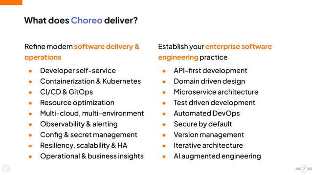 Choreo - The AI-Native Internal Developer Platform as a Service: Overview | PDF