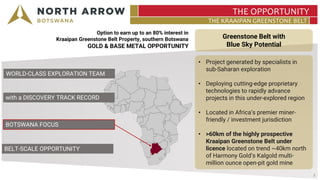 North Arrow Corporate and Kraaipan Gold Project Update | PDF