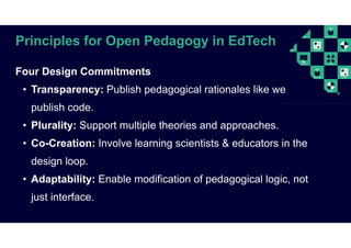 Presentation: Open Pedagogy for Open EdTech | PDF