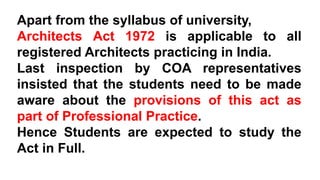 Professional practice pdf for architecture students | PDF