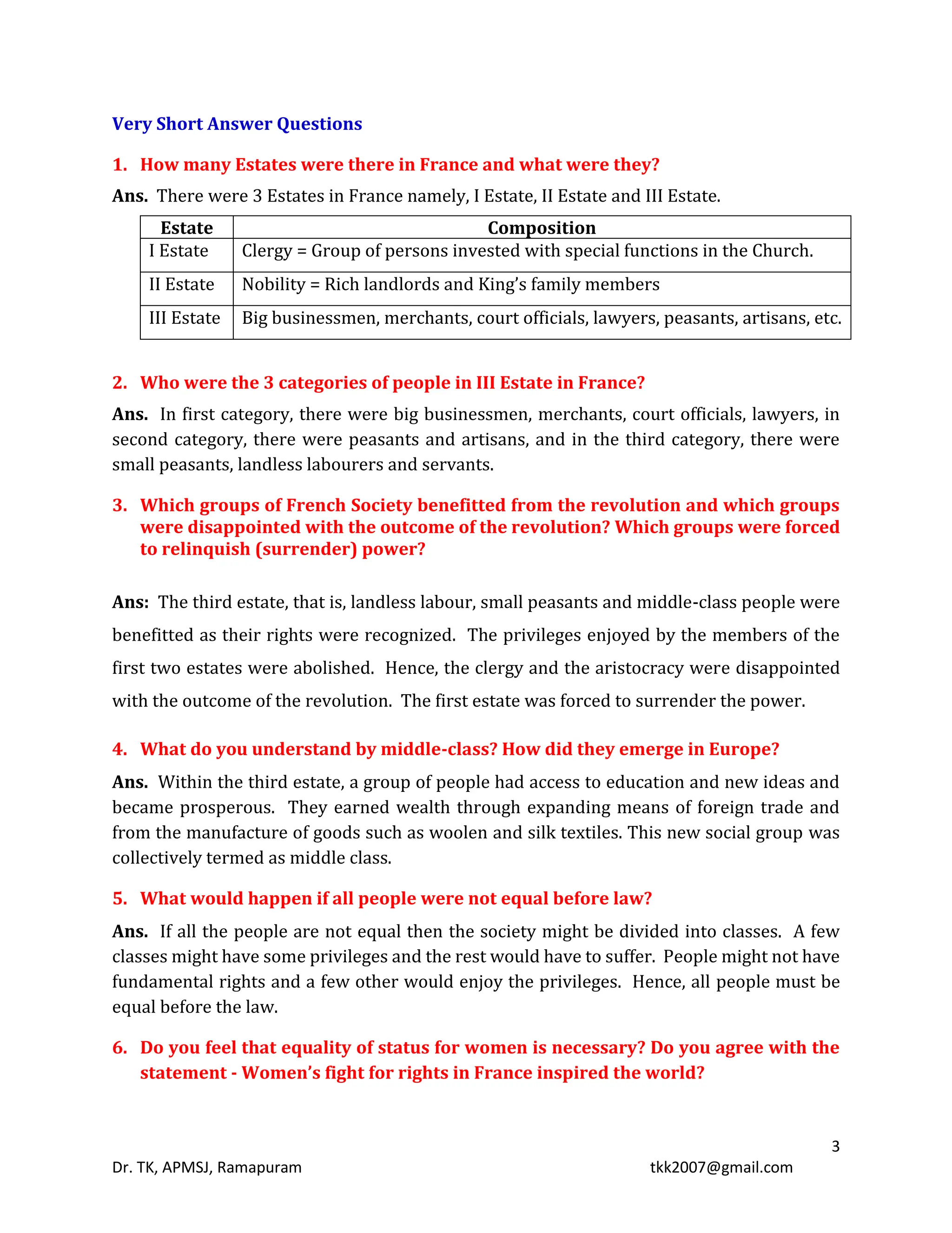 2025 - IX - Chapter 1 History.pdf THE FRENCH REVOLUTION | PDF