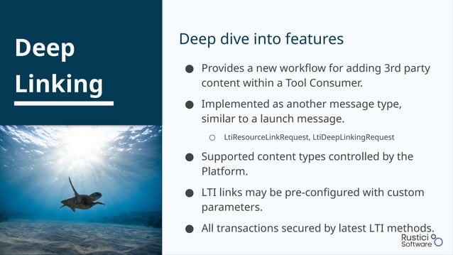 Diving into LTI: From the basics to Deep Linking | PPT