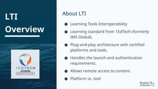 Diving into LTI: From the basics to Deep Linking | PPT