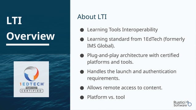 Diving into LTI: From the basics to Deep Linking | PPTX