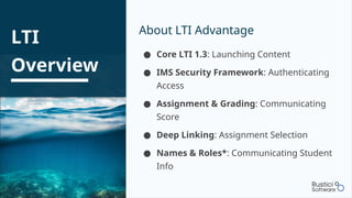Diving into LTI: From the basics to Deep Linking | PPTX