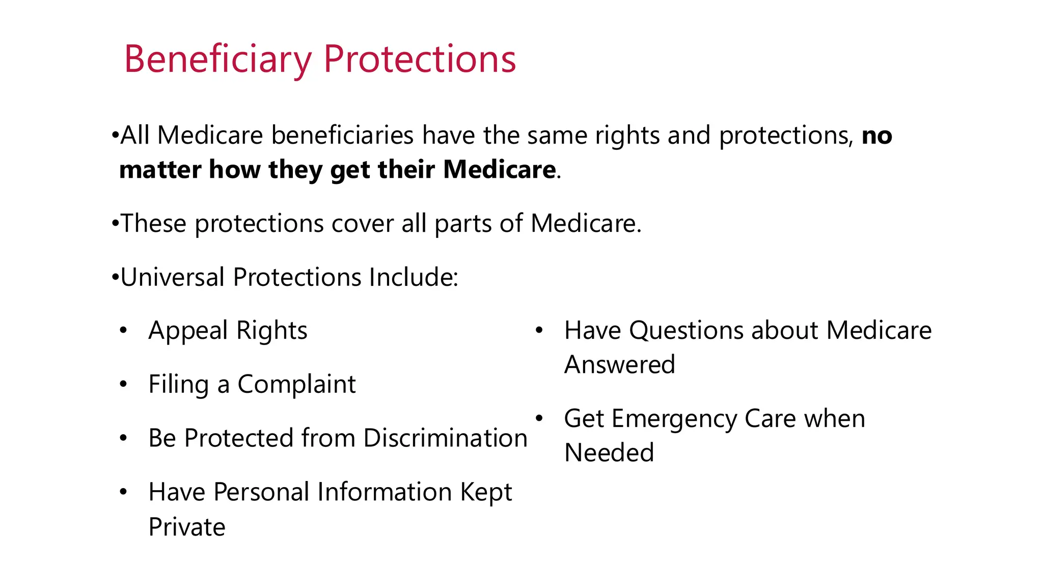 2025 Medicare Basics Training Presentation | PDF