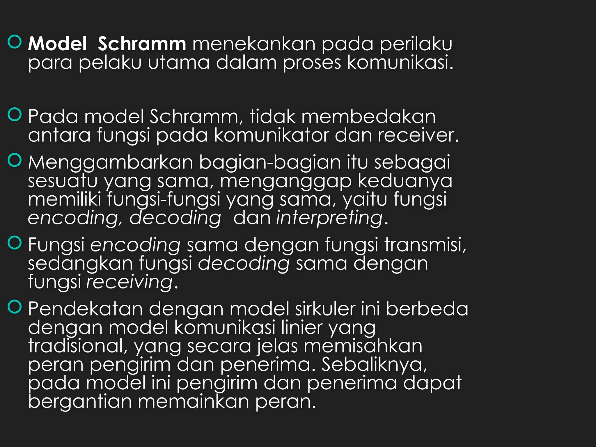 dengan model model komunikasi yang dipertegas oleh para ahli.pptx