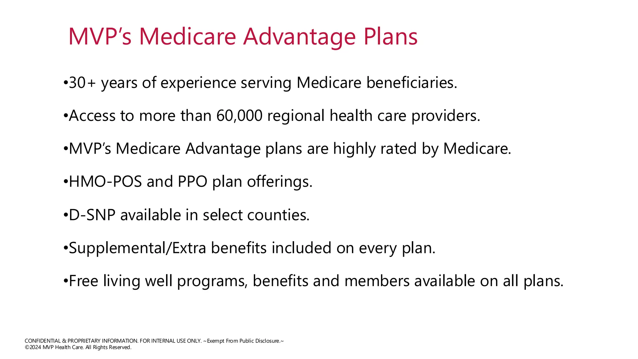 2025 MVP Medicare Advantage Product Training | PDF