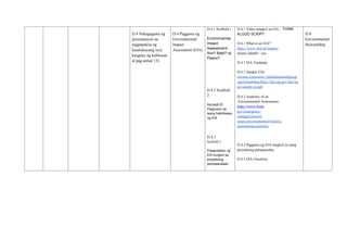 CURRICULUM MAP FOR GRADE EIGHT WEEK ONET SCIENCE | DOCX