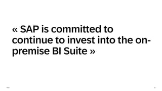 Discover SAP BusinessObjects BI Positioning Roadmap | PPT