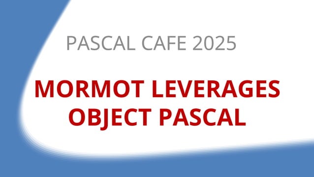 mORMot 2 - Pascal Cafe 2025 in Nederlands | PDF