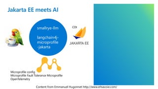 Java and AI with LangChain4j: Jakarta EE and AI | PPT