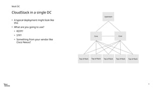 Stretching CloudStack over multiple datacenters | PPT