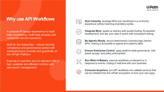 Dev Dives: System-to-system integration with UiPath API Workflows | PDF