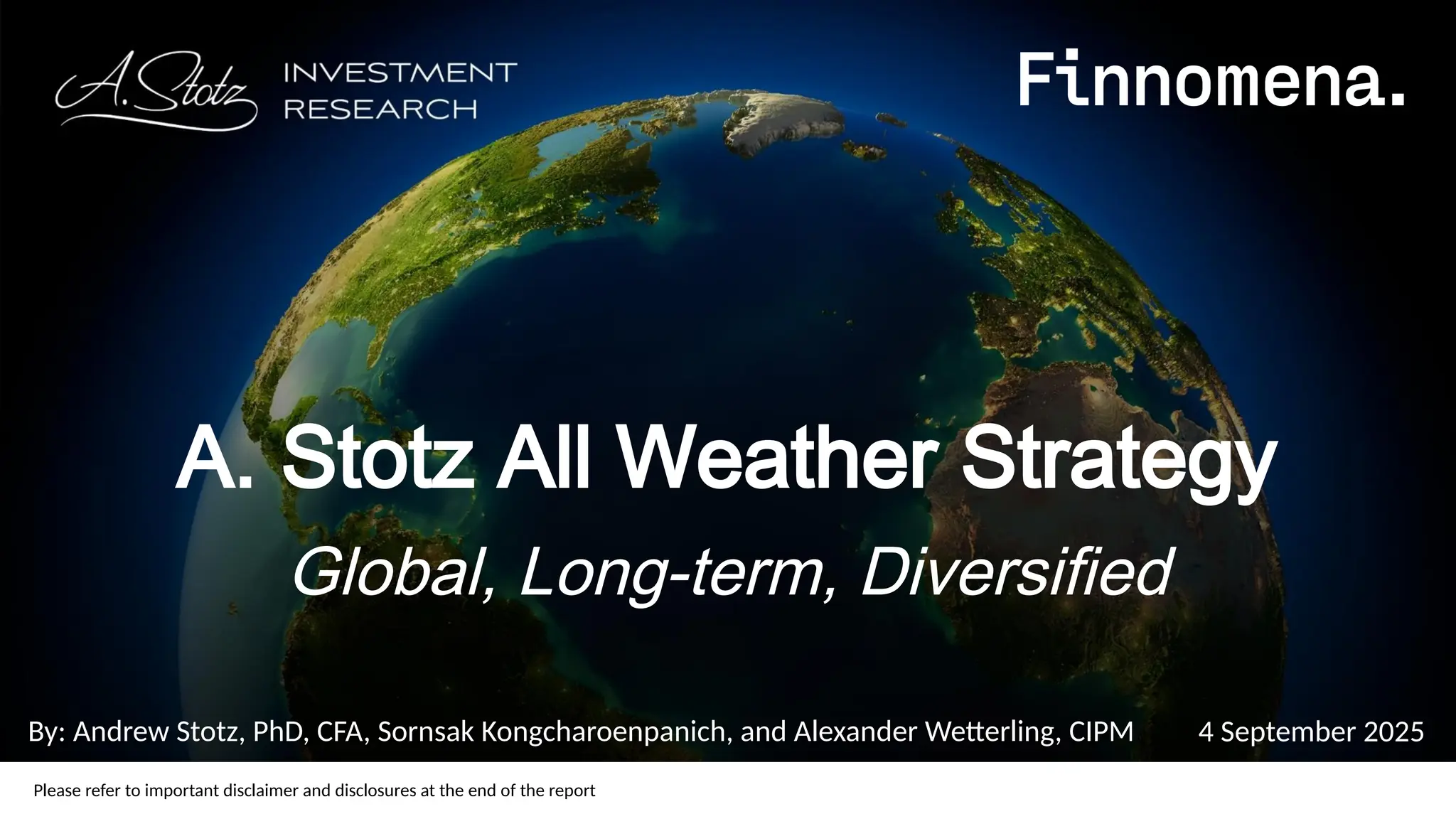20250904_A. Stotz All Weather Strategy - Weights update & Performance ...