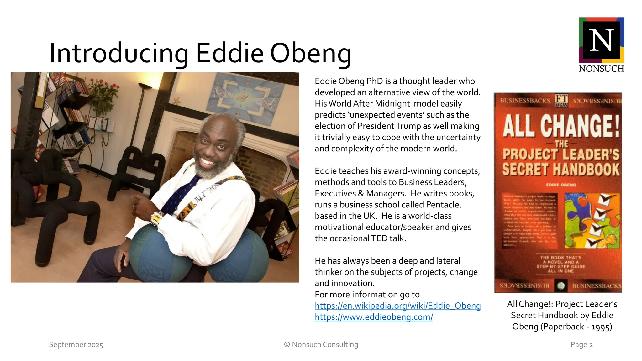 Nonsuch - How understanding a Project Type can influence decision making | PDF