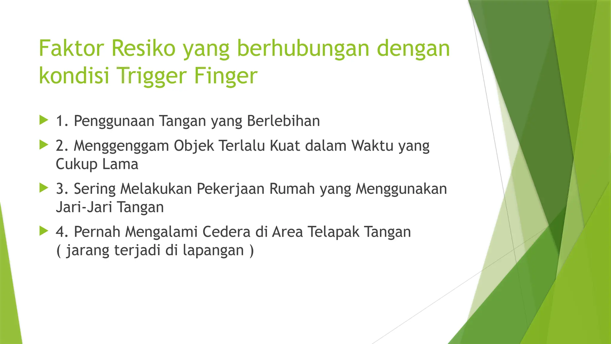 Penatalaksanaan fisioterapi Trigger finger.pptx