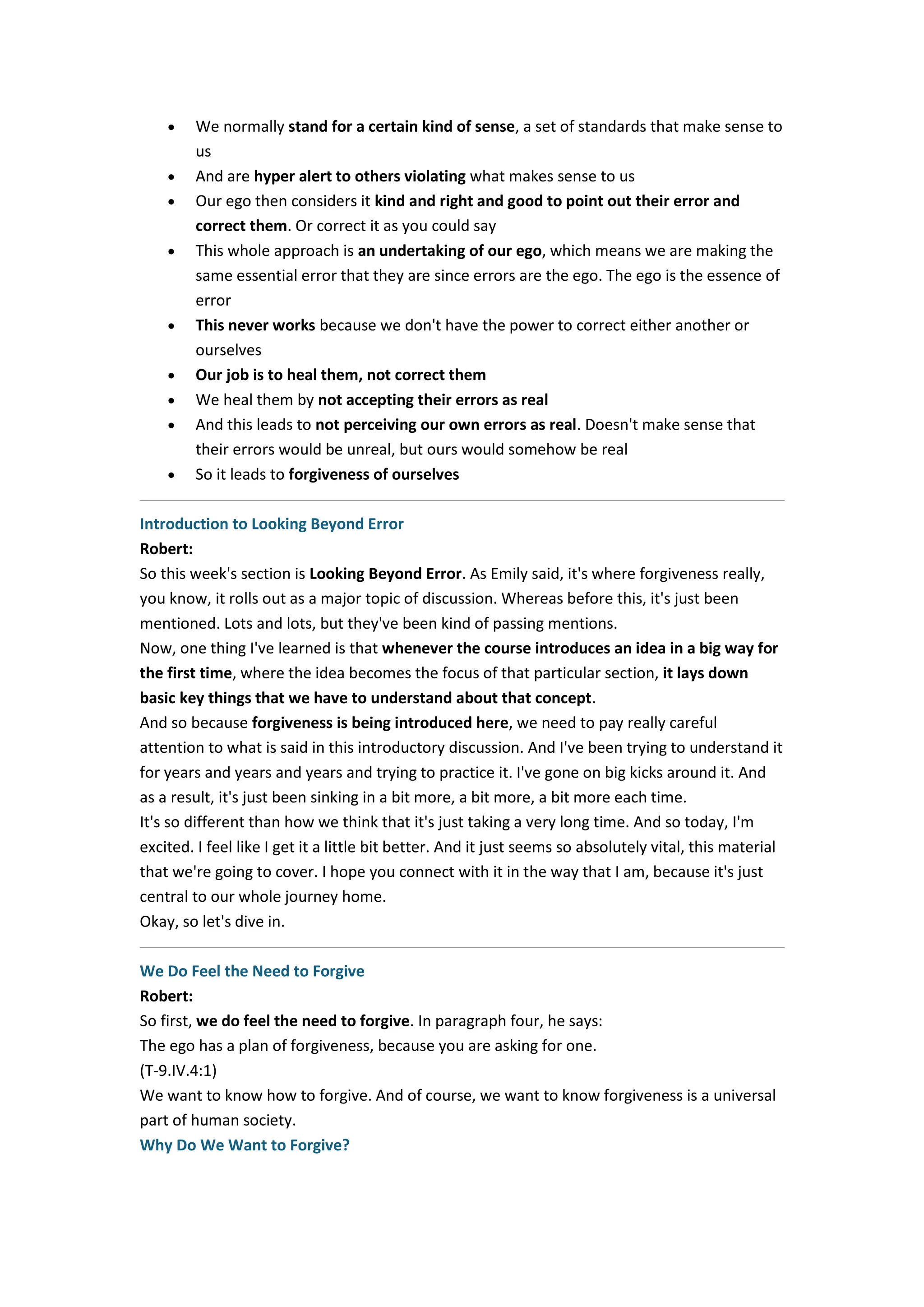 ACIM Mini Course: Practicing Forgiveness - 操練寬恕：如何不把錯誤當真 (Chinese ...