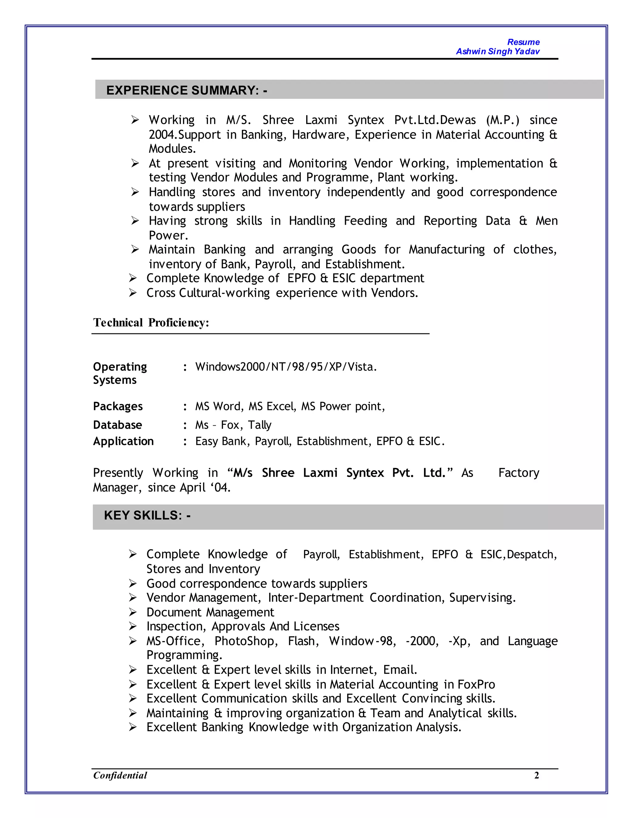 ashwin resume solid copy | PDF