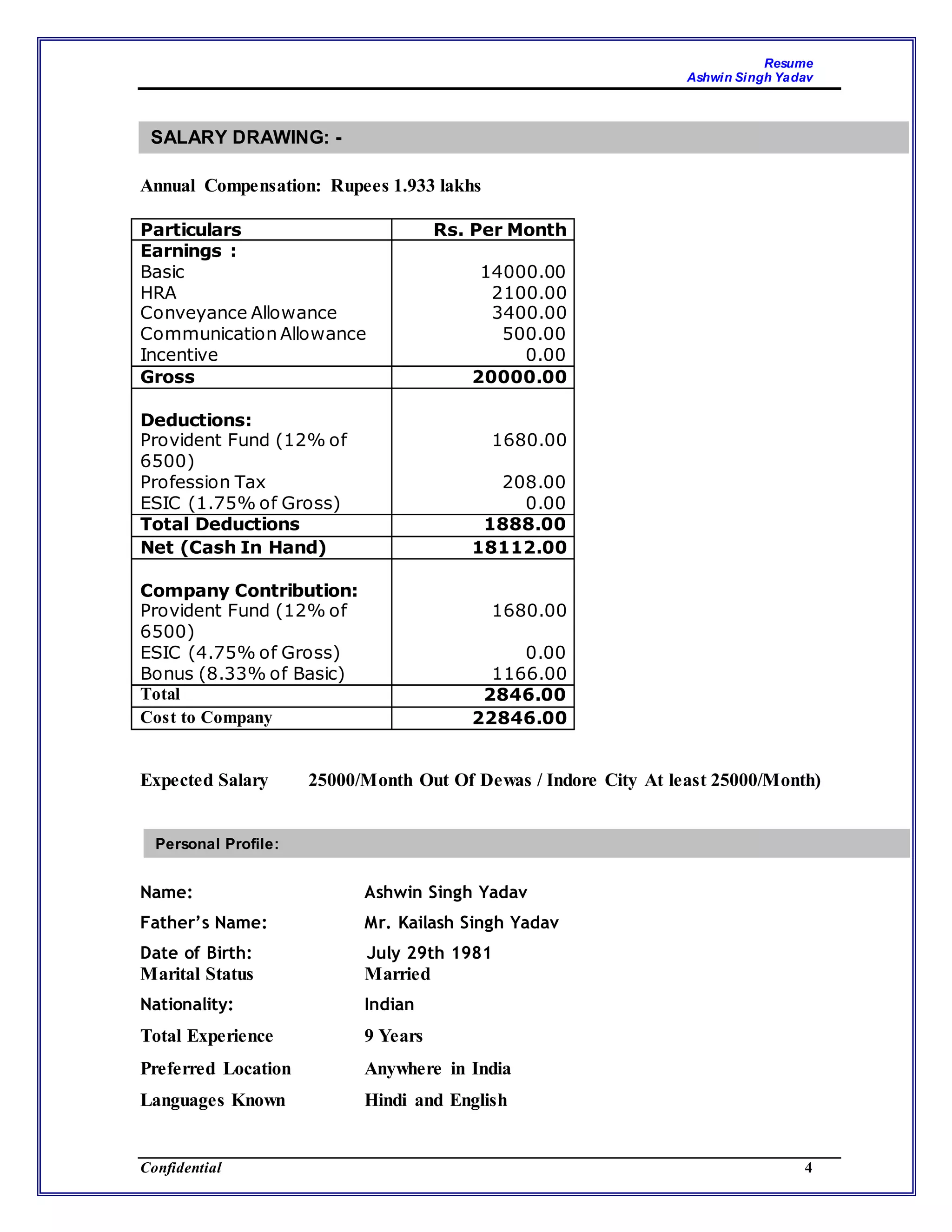 ashwin resume solid copy | PDF
