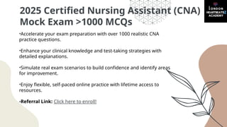 2025 Certified Nursing Assistant (CNA) Mock Exam: 1000+ Practice ...