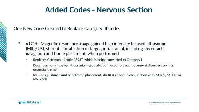 2025 CPT® Code Updates ( HIM Focused ) | PPTX