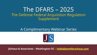 2025 - The DFARS - Part 202 - Definition Of Words And Terms | PPTX