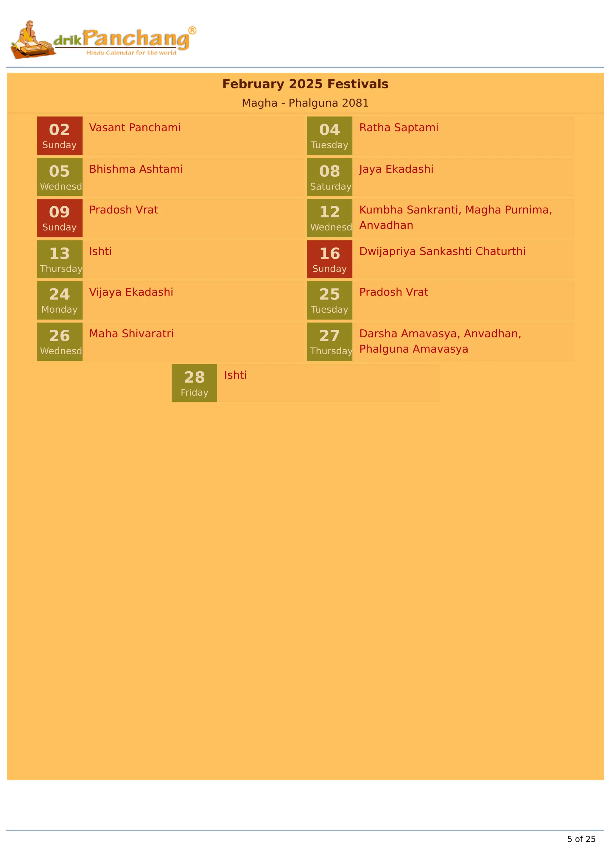 2025 Drik Panchang Hindu Calendar v1.0.1.pdf
