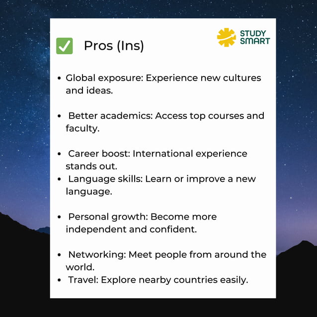 2025 ins and outs : study abroad Edition | PDF