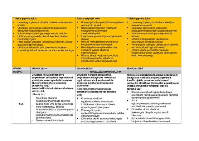 2025 ISIZULU HL INTERMEDIATE PHASE MULTIGRADING CLASSROOMS SUPPORT ...