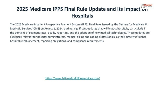 2025 Medicare IPPS Final Rule Update and Its Impact on Hospitals.pdf
