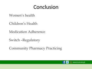 2025 Medication Adherence (3).pptx in the Community Pharmacy | PPTX