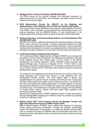 The 2025 Nutrition Month Talking Points. | PDF