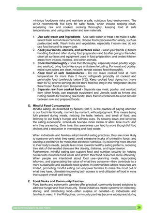 The 2025 Nutrition Month Talking Points. | PDF