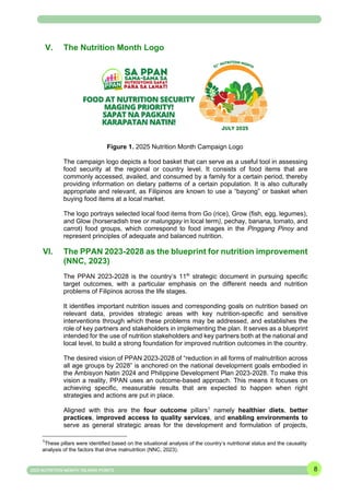 The 2025 Nutrition Month Talking Points. | PDF