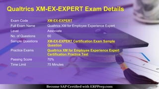 [2025] Qualtric XM-EX-EXPERT Study Plan | Practice Questions + Exam ...