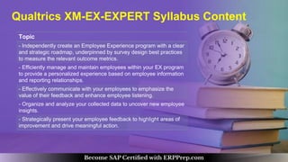 [2025] Qualtric XM-EX-EXPERT Study Plan | Practice Questions + Exam ...