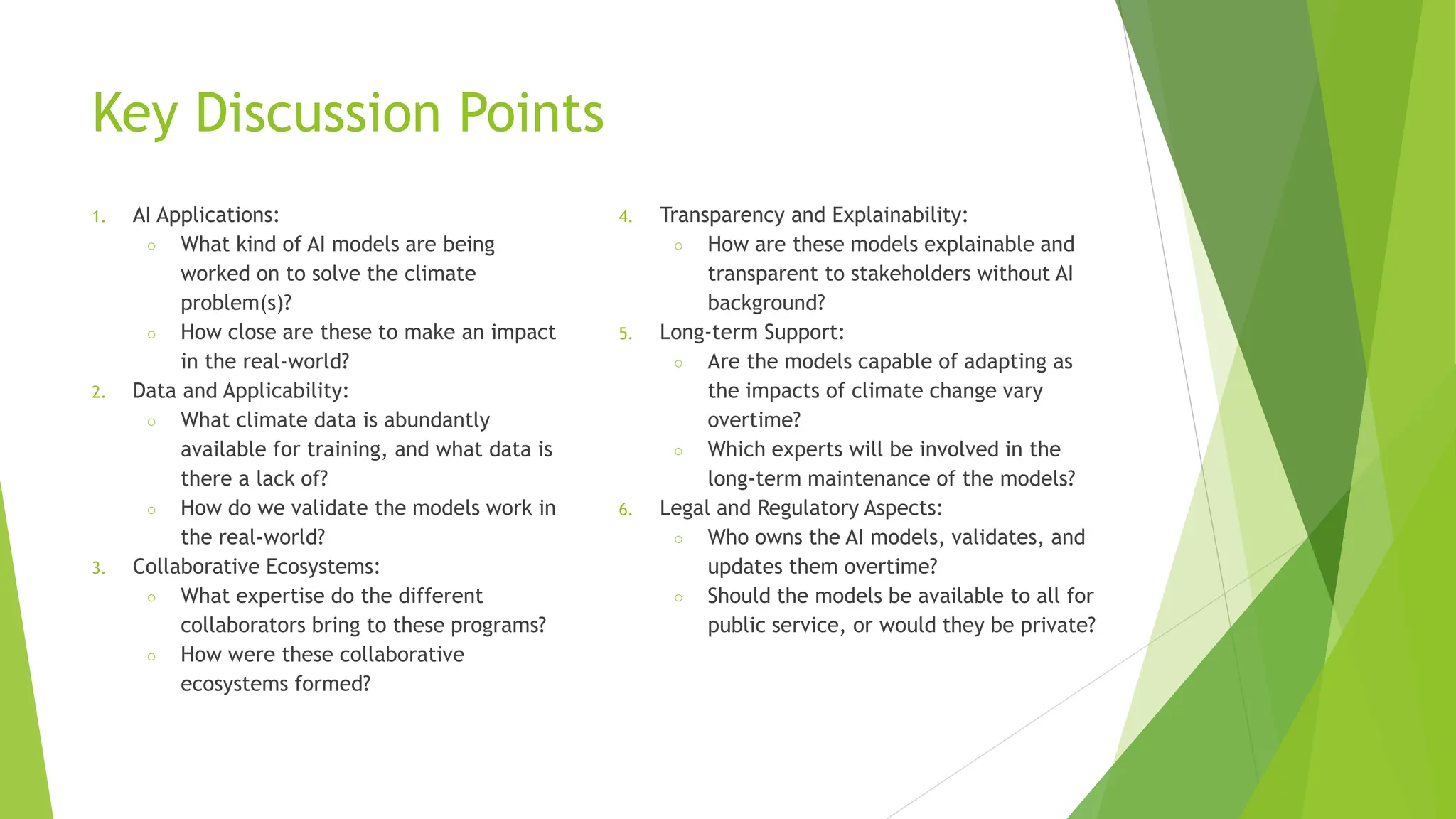 2025 SXSW AI For Climate Change Panel Proposal | PPTX