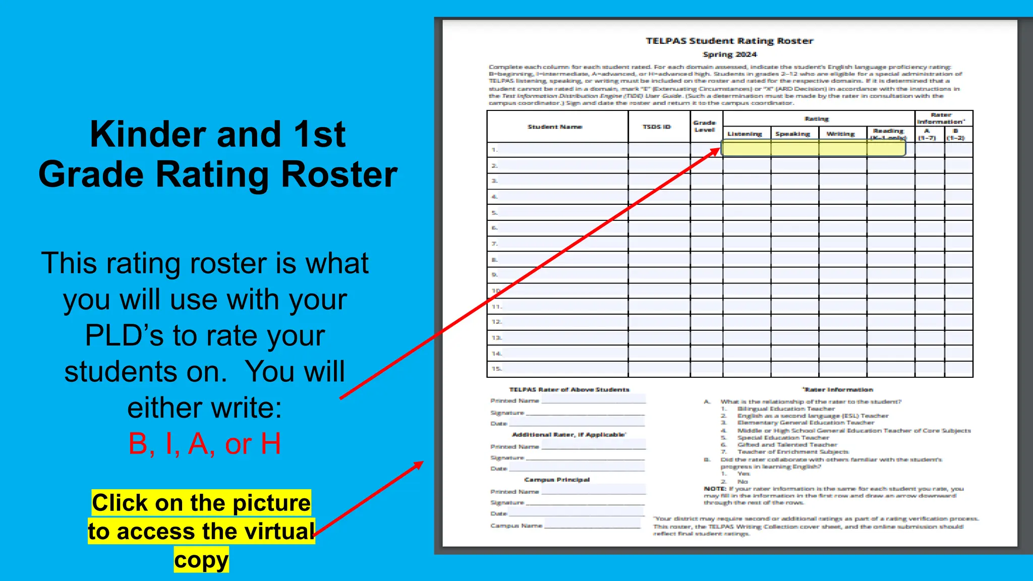 2025 TELPAS training powerpoint Holistic | PPTX