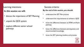 2025 The Senior Landscape and SET plan preparations.pptx