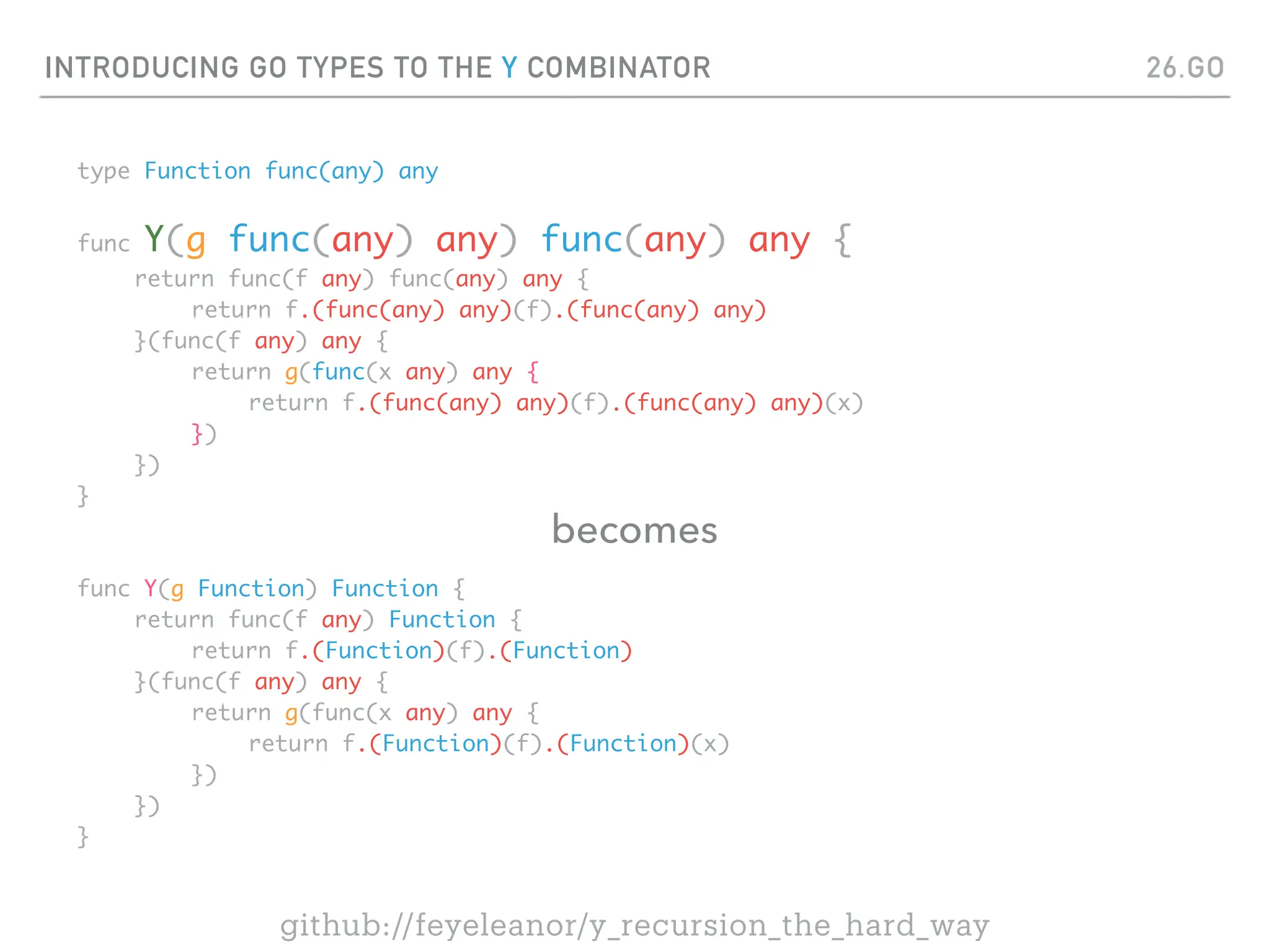 The Y Combinator, a Lightning Talk from GoLab 2025 | PDF